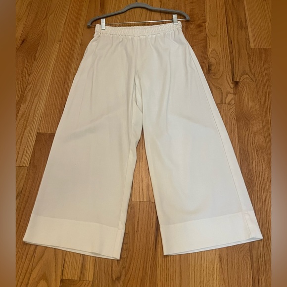DREW | Pants & Jumpsuits | Drew High Waist Wide Leg Capri Pants | Poshmark